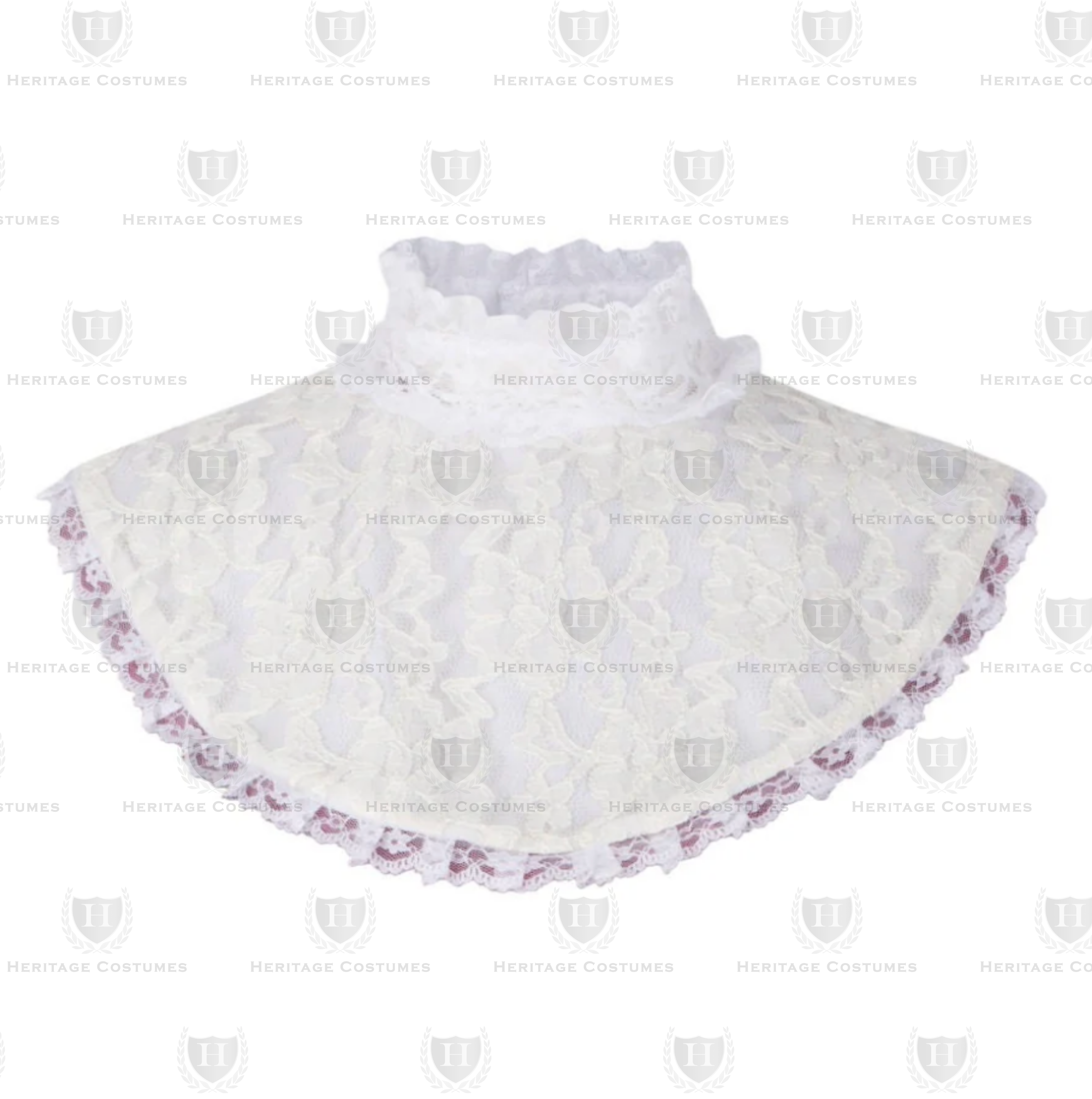 Victorian Lace Detachable Collar, Victorian-Style Lace Collar ...