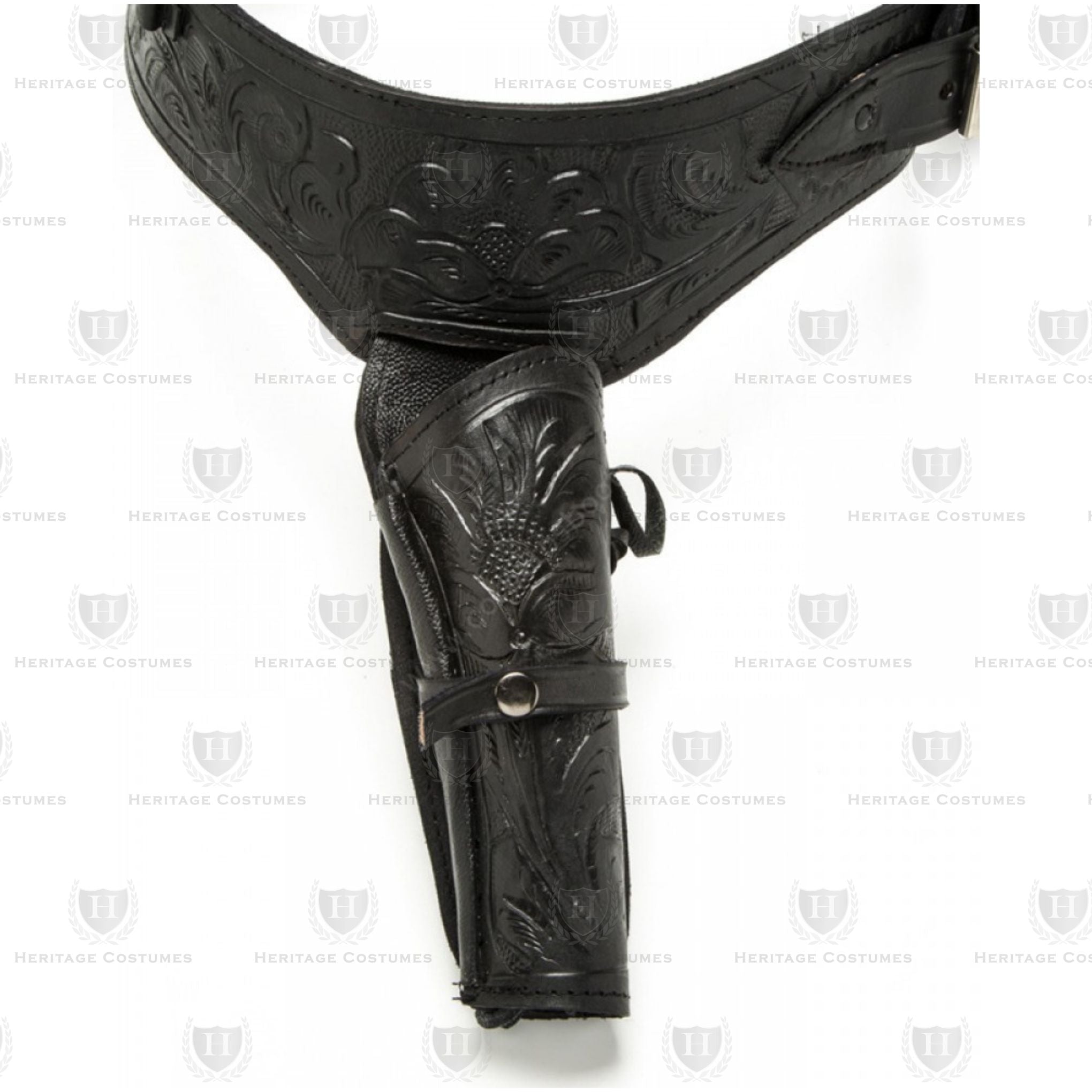 Old West Gun & Holster Set, Leather Western Holster with Belt, Western ...