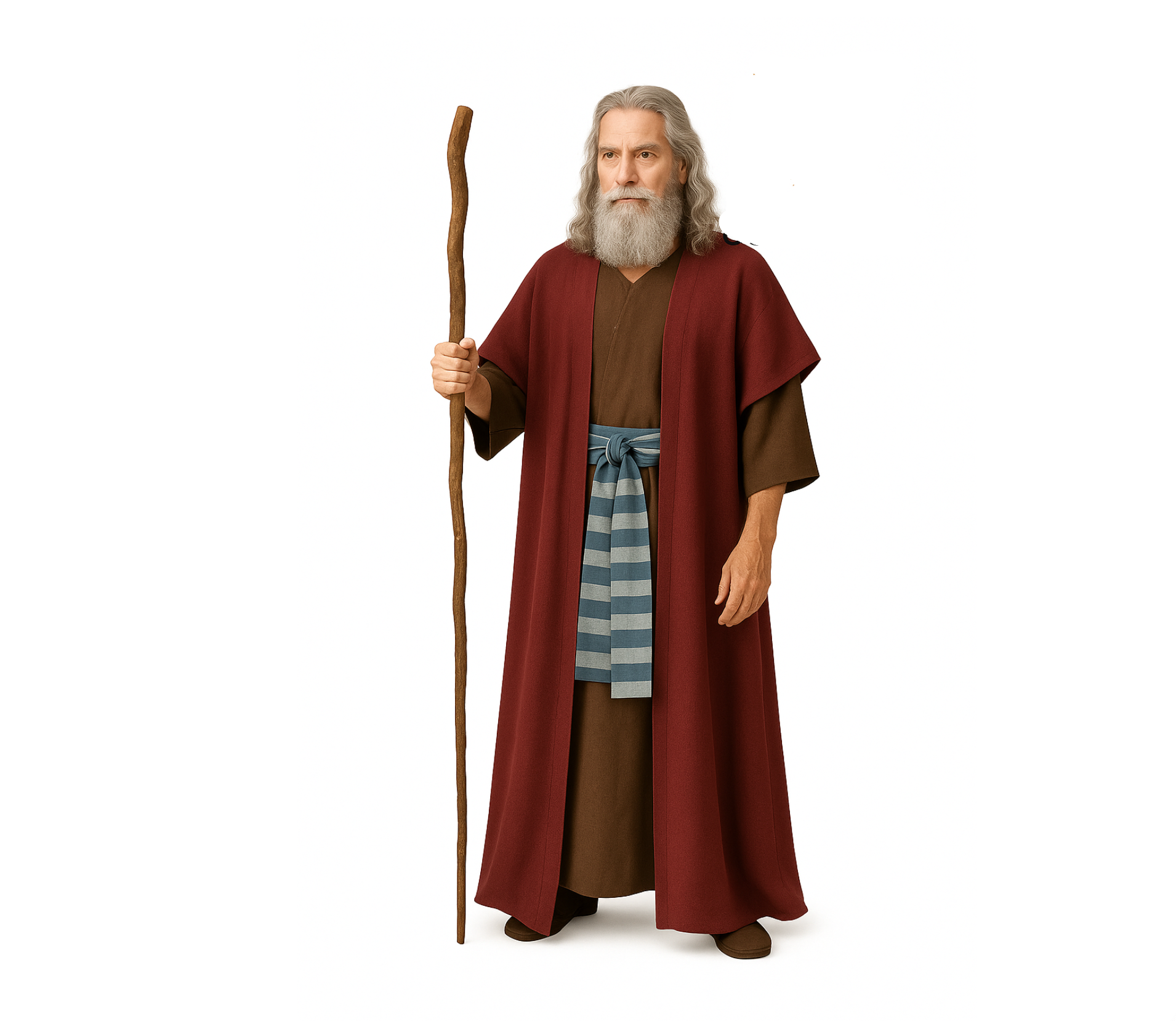 Adult Moses Biblical Robe Set – Authentic Bible Costume for Nativity a ...