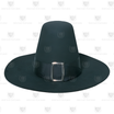 Puritan Wool Hat, Pilgrim Adult Theatrical Quality Hat, Capotain Hat ...