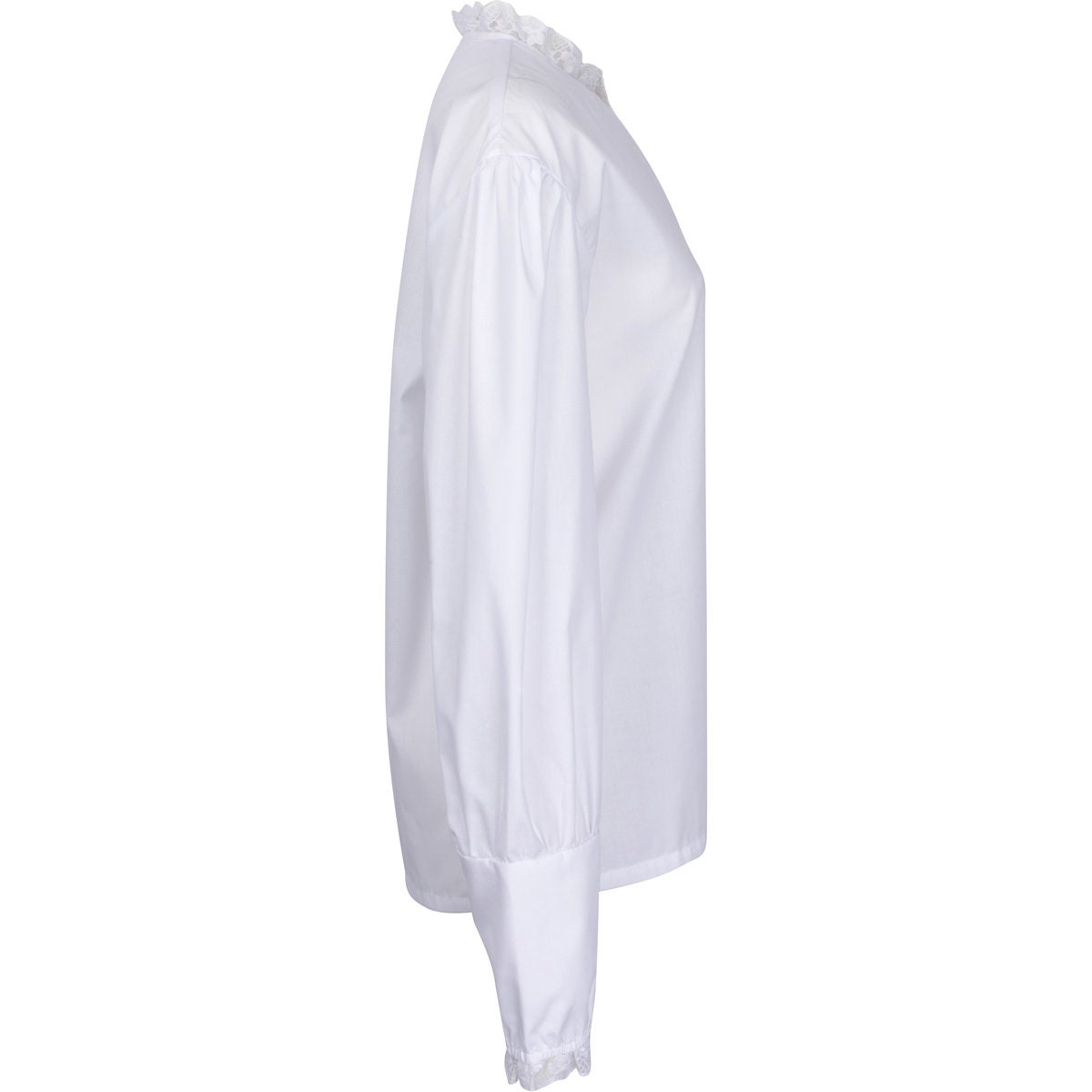 Colonial Adult White Shirt With Lace Collar – Heritagecostumes
