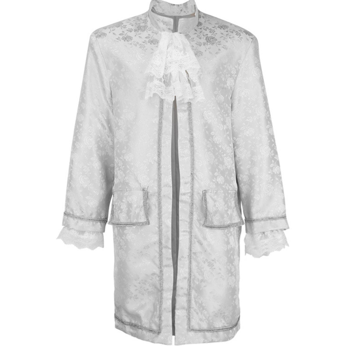 Colonial Adult White Shirt With Lace Collar – Heritagecostumes