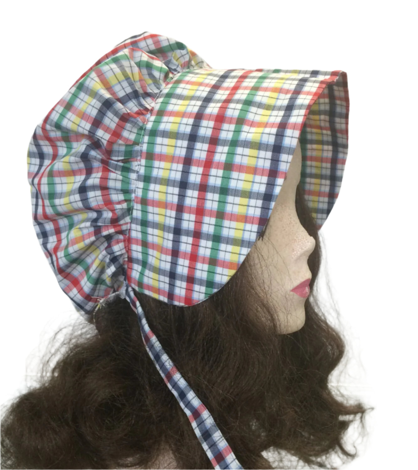 Children's Plaid Bonnet – Heritagecostumes