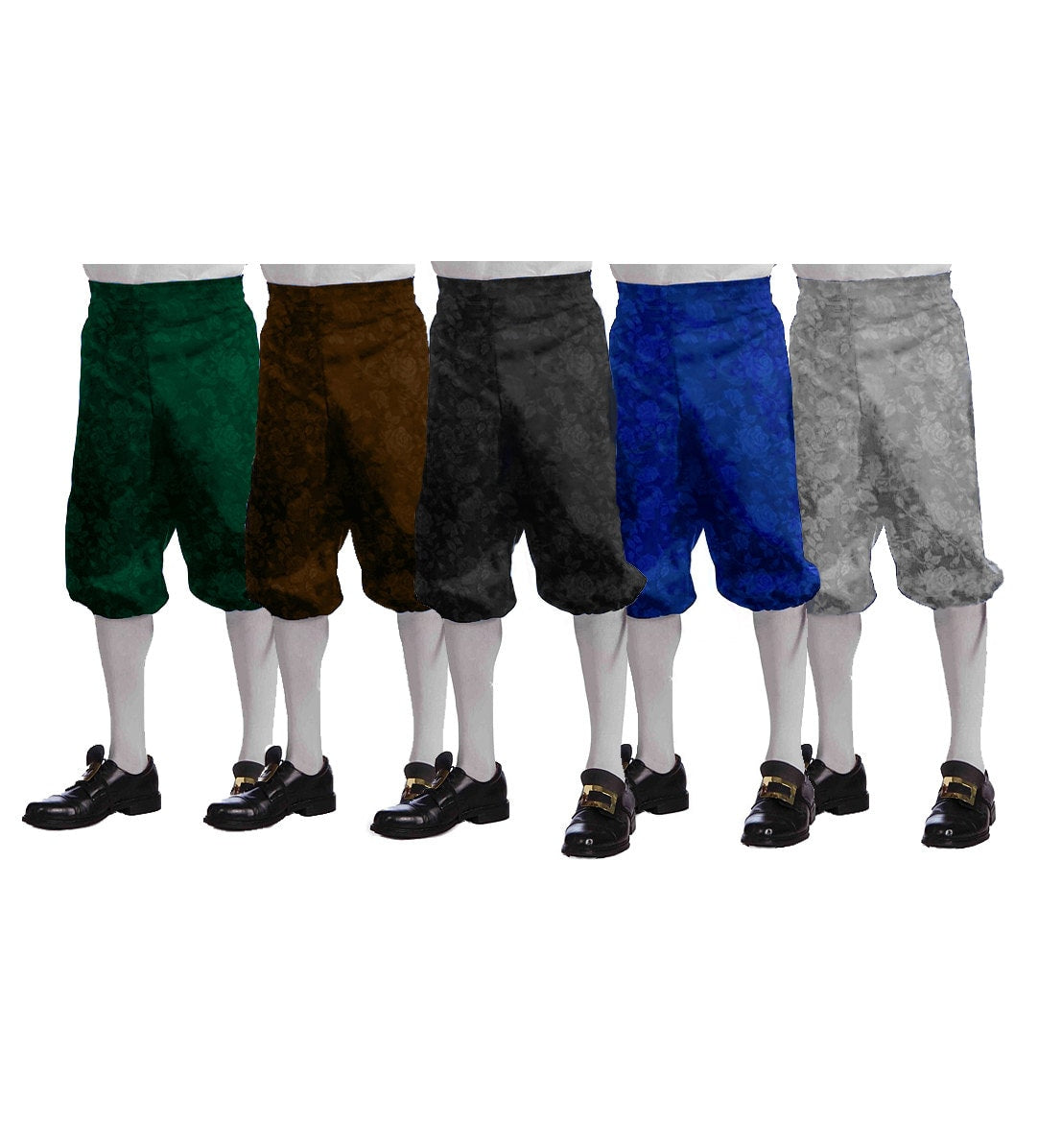 Men's Colonial Brocade Knee-Length Breeches – Heritagecostumes